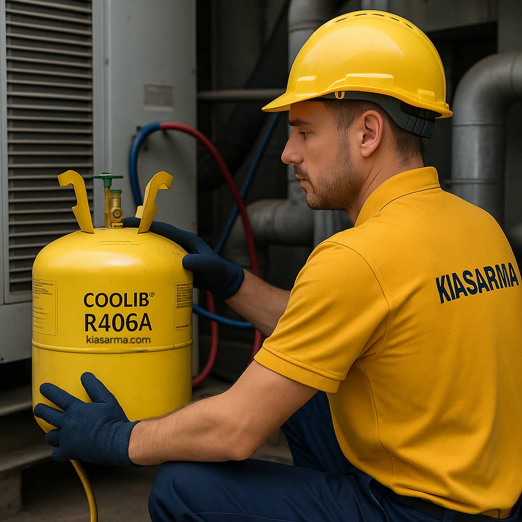 مشخصات، قیمت و خرید گاز مبرد فریون R406A کولیب COOLIB | کیاسرما